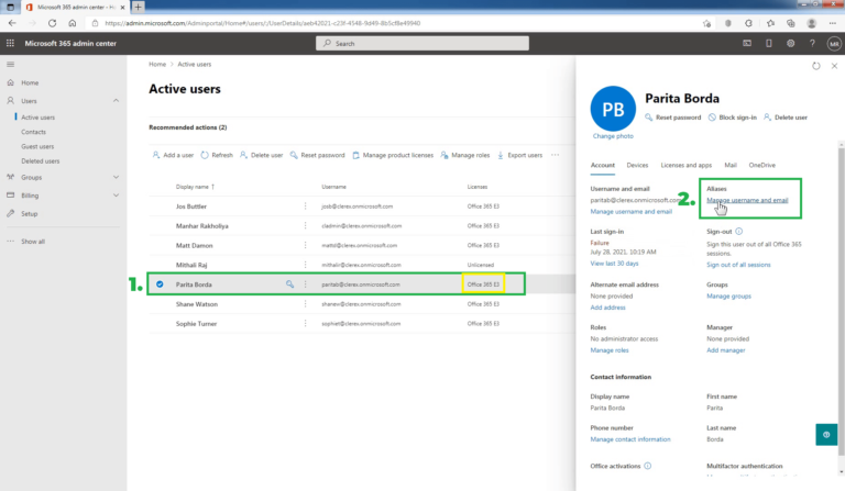 How To Create Email Aliases For Microsoft 365 User Blogs On Windows
