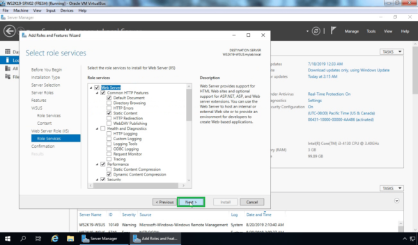 Install And Configure Wsus On Windows Server 2019 Part 1 Msft Webcast
