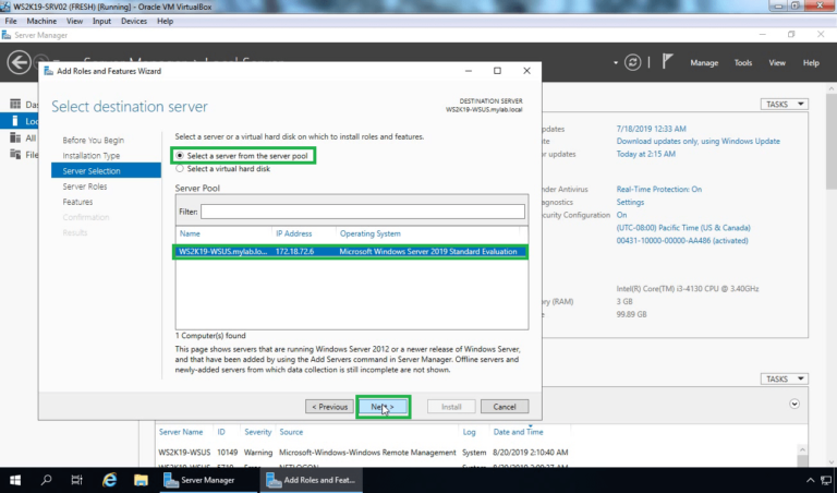 Install And Configure Wsus On Windows Server 2019 Part 1 Msft Webcast