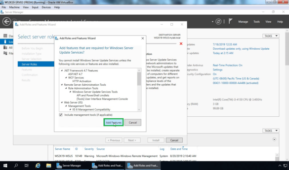 Install And Configure Wsus On Windows Server 2019 Part 1 Msft Webcast