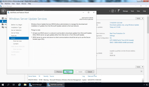 Install And Configure WSUS On Windows Server 2019 - Part 1 » MSFT Webcast