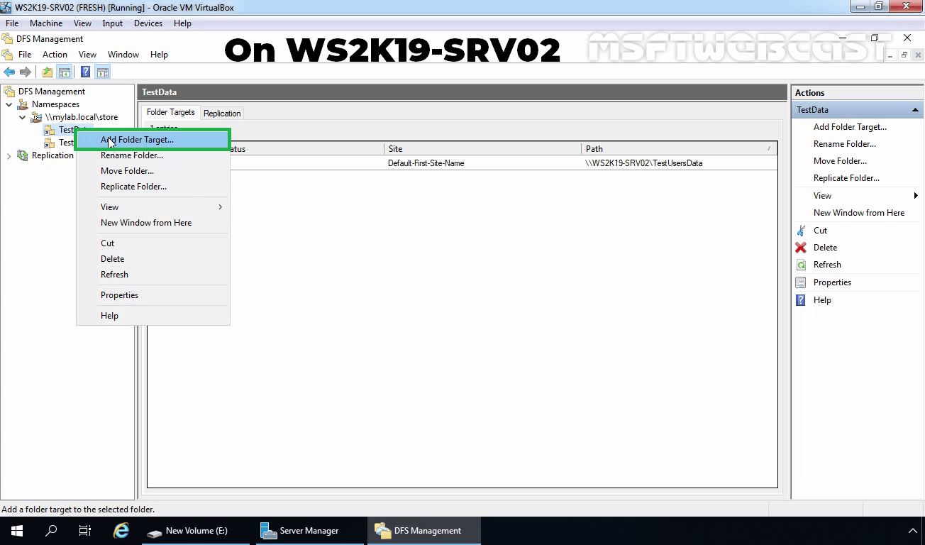 How To Configure DFS Replication In Windows Server 2019