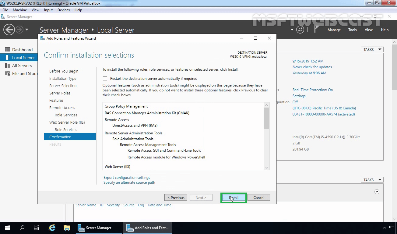 How To Install Remote Access Service On Windows Server 2019 Part-1
