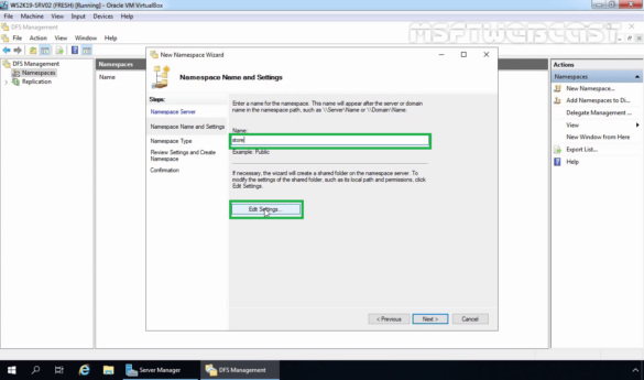 Install And Configure DFS Namespace On Windows Server 2019