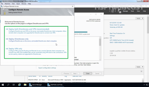 How To Install Remote Access Service On Windows Server 2019 Part-1