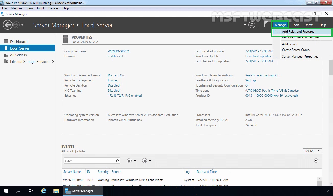 Install And Configure DFS Namespace On Windows Server 2019