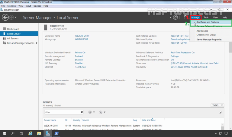 How To Setup Active Directory On Windows Server 2019