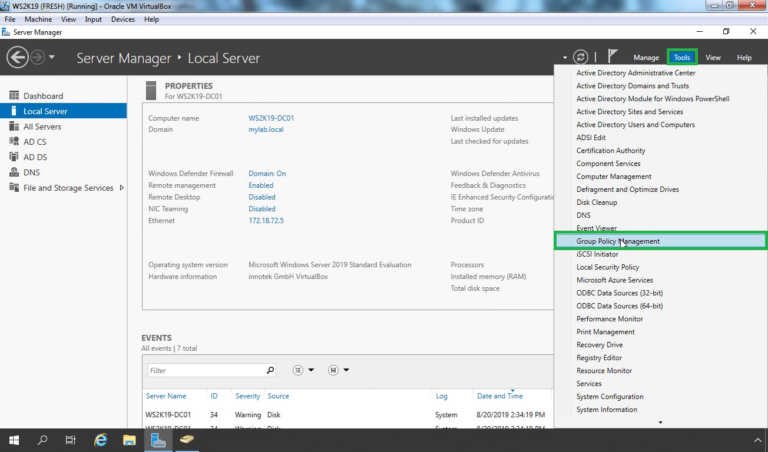 Configure Group Policy Settings For WSUS In Windows Sever 2019