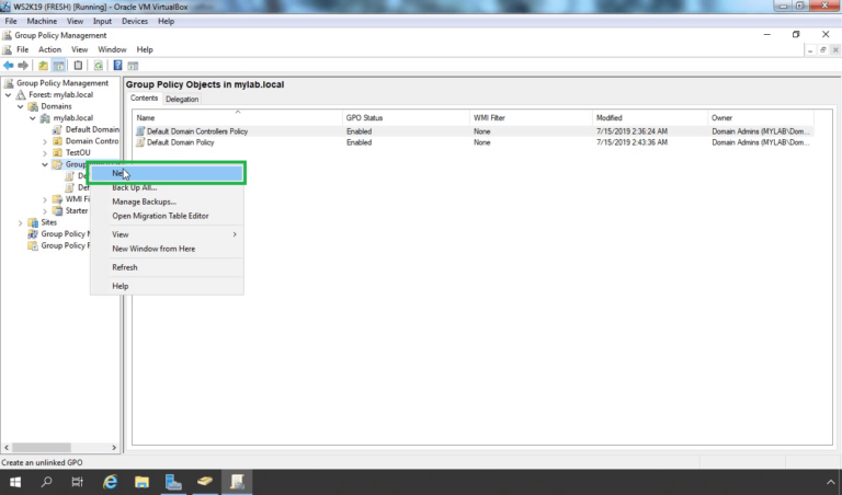 Configure Group Policy Settings For WSUS In Windows Sever 2019