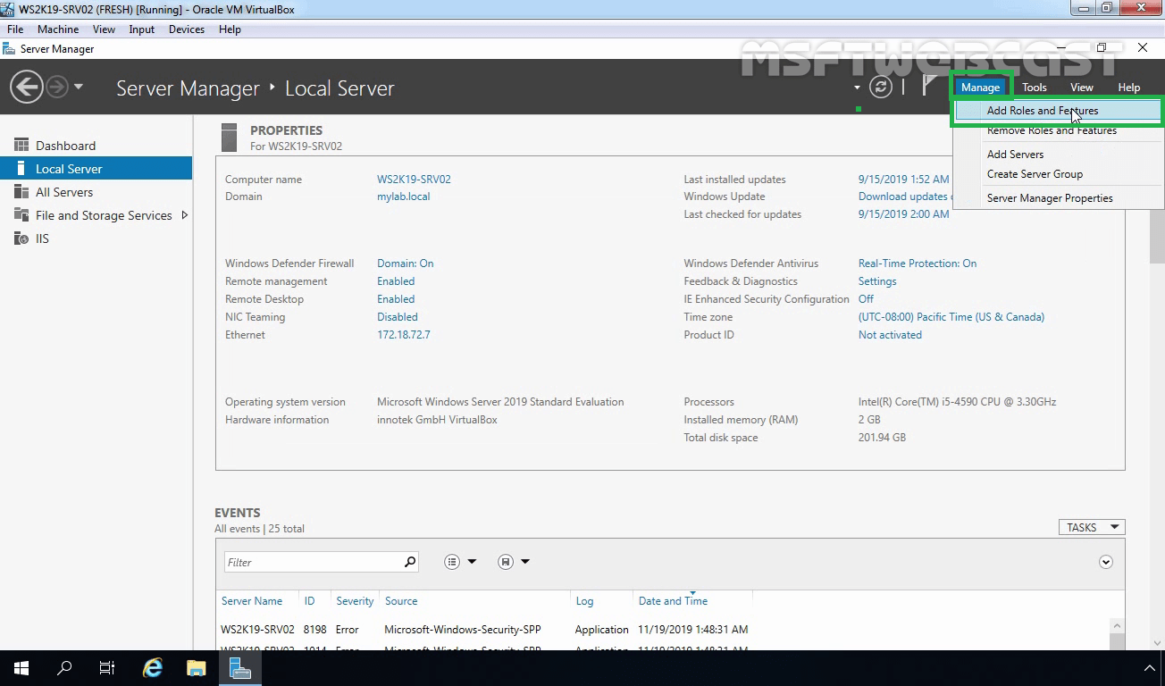 Configure Network Load Balancing In Windows Server 2019