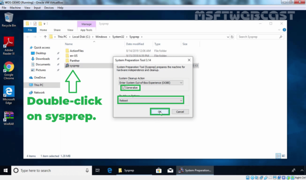 Sysprep And Capture A Windows 10 Image For WDS