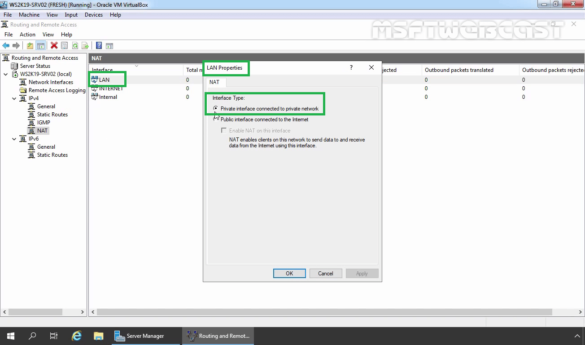Configure Windows Server 2019 As A NAT Router
