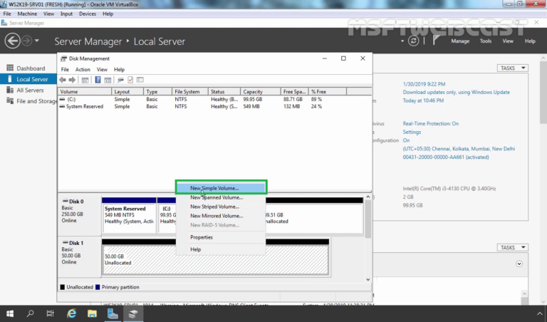 Configure ISCSI Initiator In Windows Server 2019