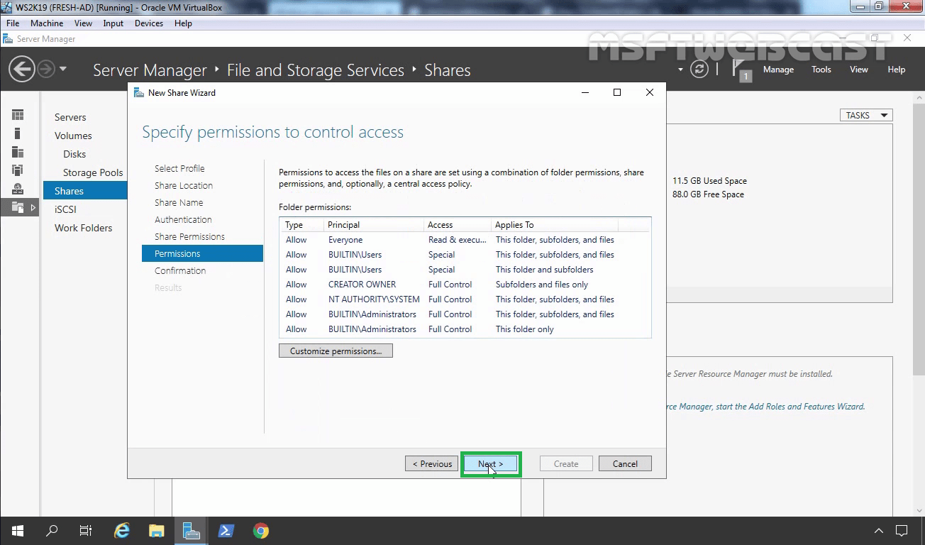 How to Configure NFS Share in Windows Server 2019