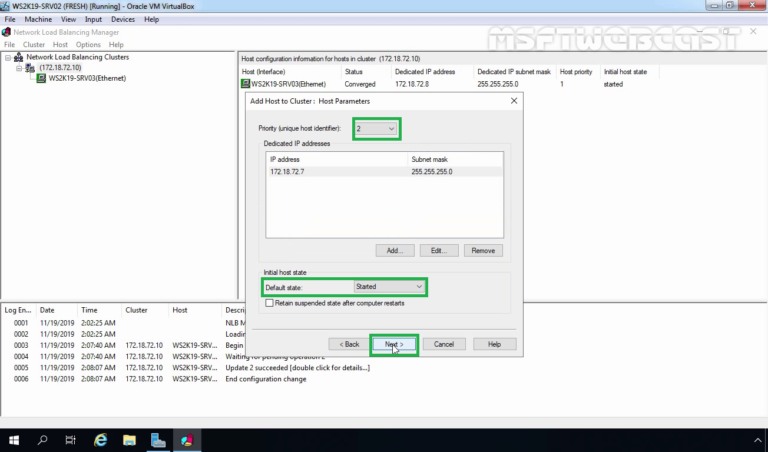 Configure Network Load Balancing in Windows Server 2019 Configure Network Load Balancing in Windows Server 2019