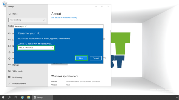 Different Ways To Rename Windows Server 2019