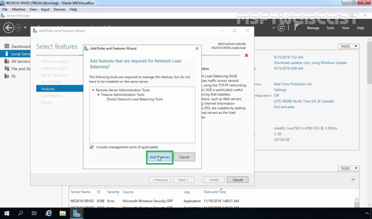 Configure Network Load Balancing In Windows Server 2019
