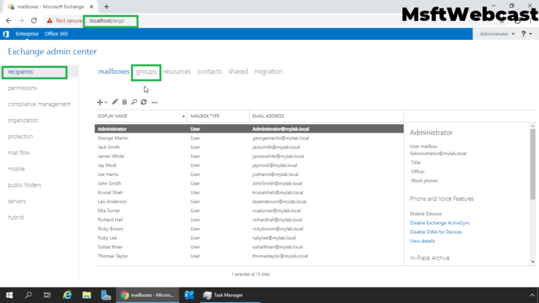 Add-Remove Alias Email Address For A Mailbox In Exchange 2019