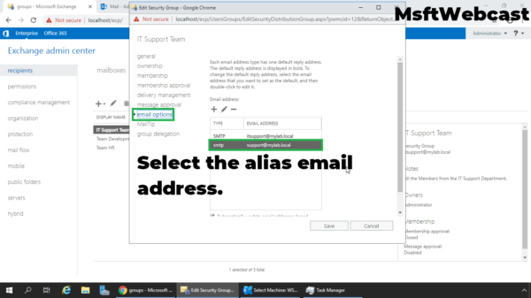 Add-Remove Alias Email Address For A Mailbox In Exchange 2019