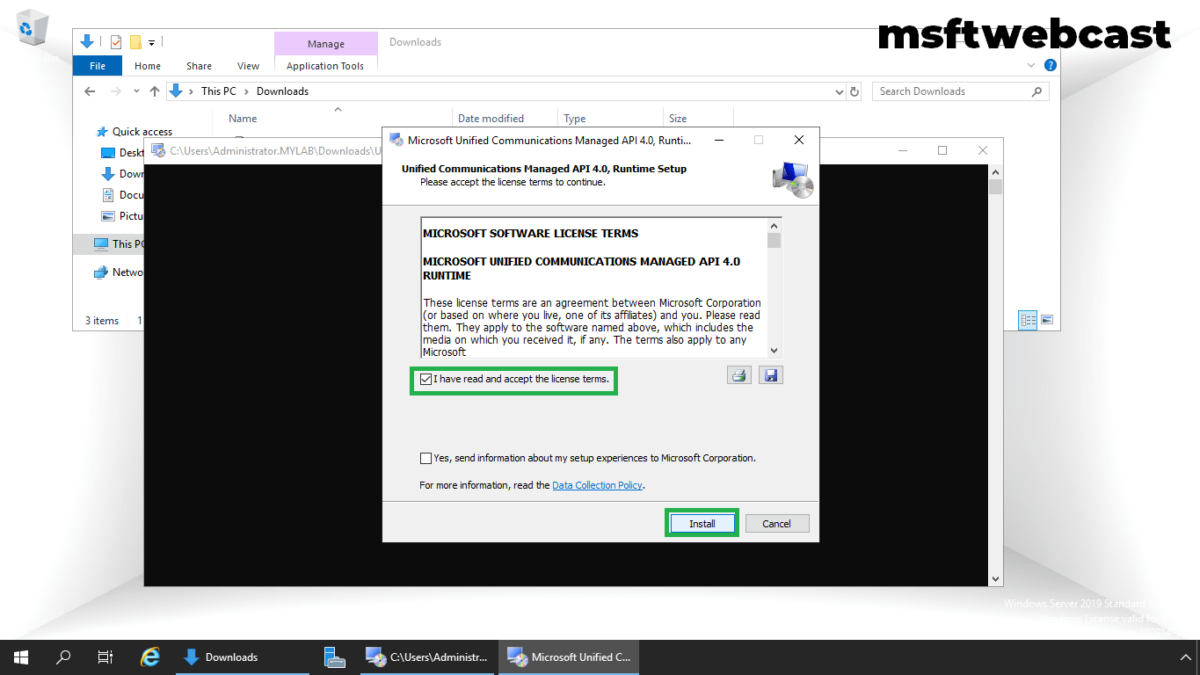 Install Exchange Server 2019 On Windows Server 2019 Part 1