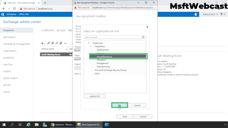 How To Create Resource Mailboxes In Exchange 2019