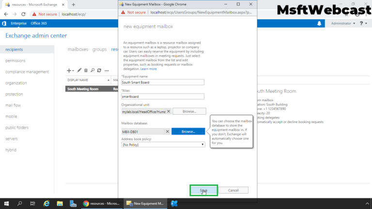 How To Create Resource Mailboxes In Exchange 2019