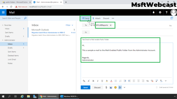 Create A Mail Enabled Public Folder In Exchange 2019