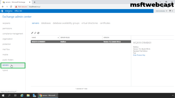 How To Create Mailbox Database In Exchange 2019