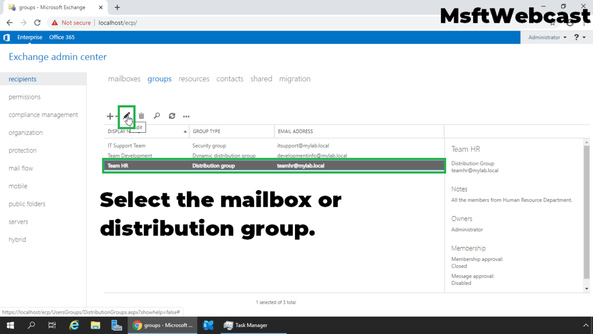 Add-Remove Alias Email Address For A Mailbox In Exchange 2019
