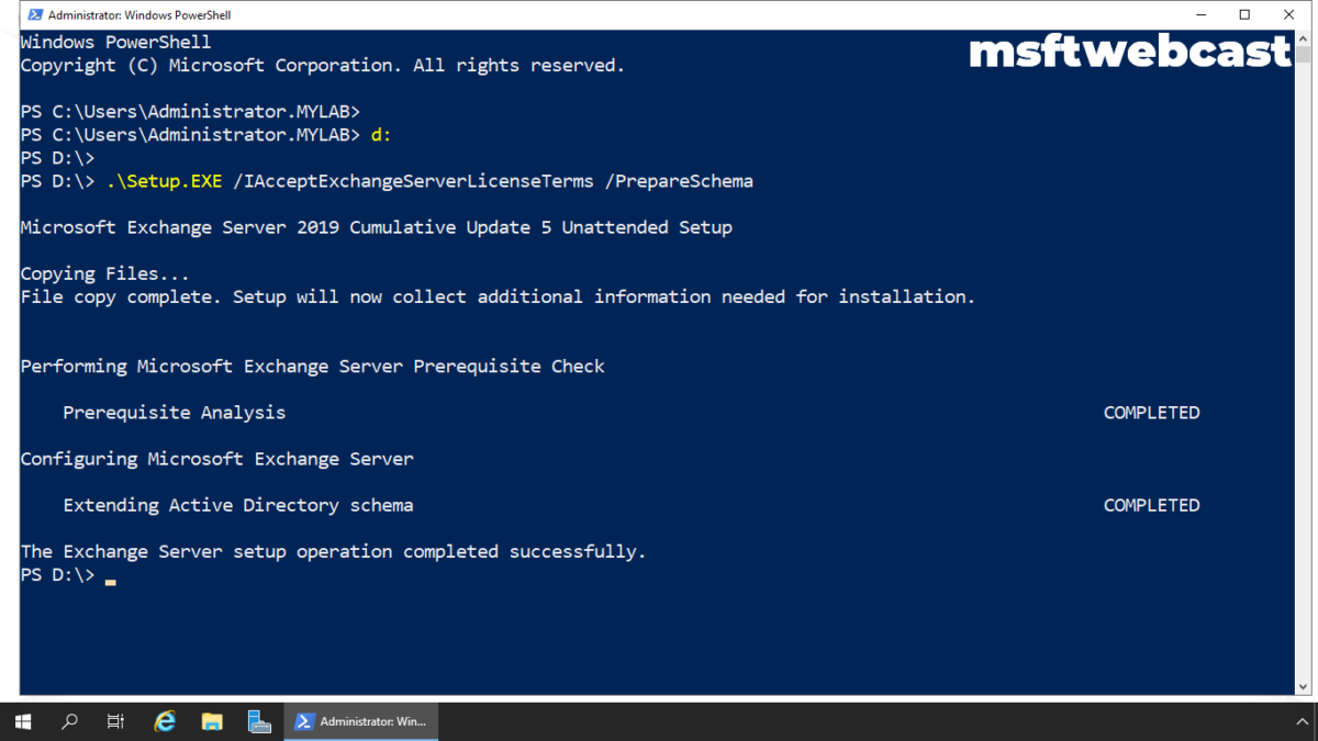 Step By Step Installation Of Exchange 2019 On Windows Server 2019 Part-2