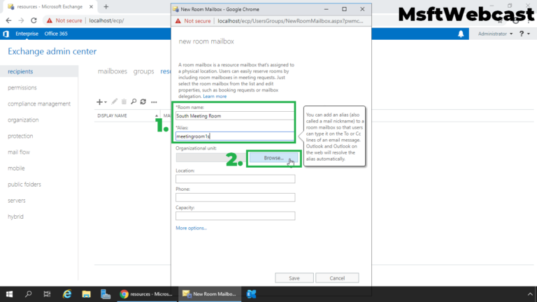 How To Create Resource Mailboxes In Exchange 2019