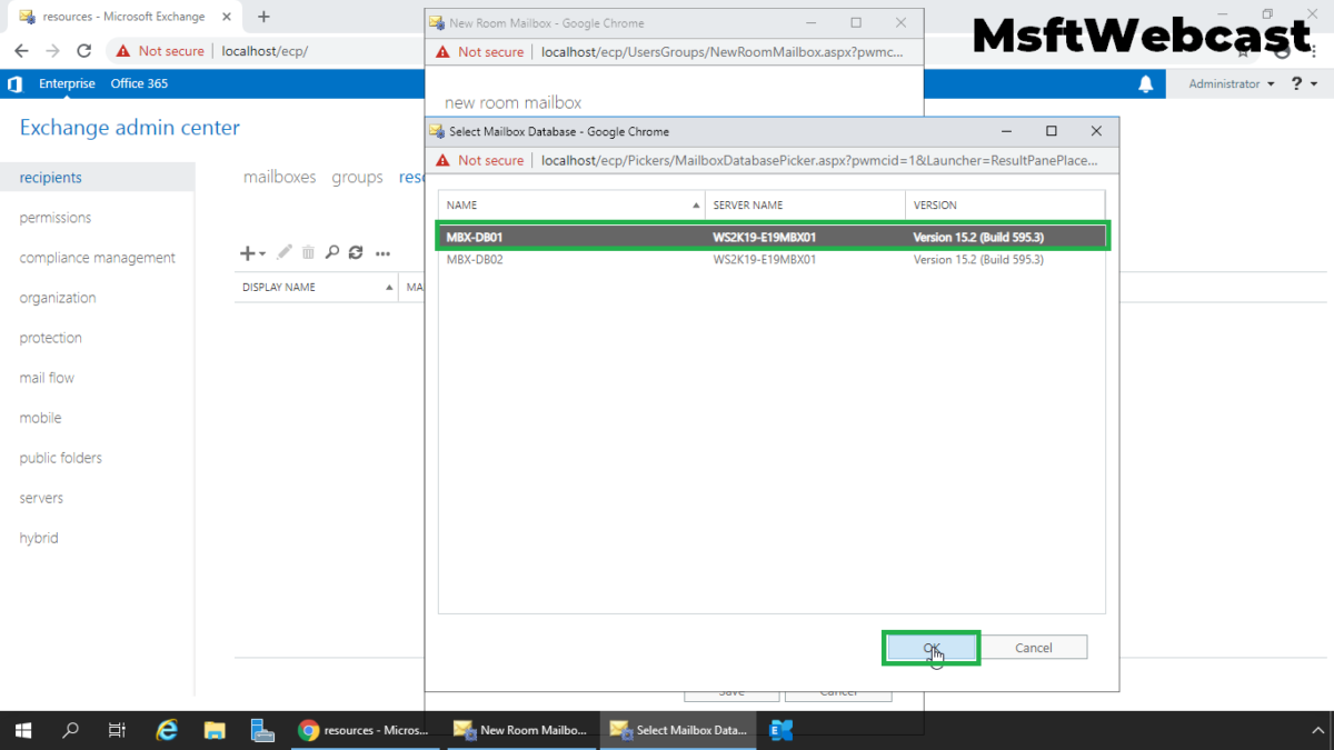 How To Create Resource Mailboxes In Exchange 2019