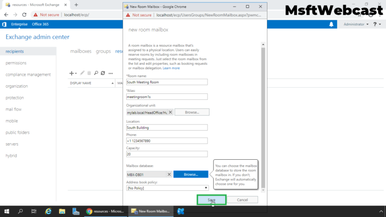 How To Create Resource Mailboxes In Exchange 2019