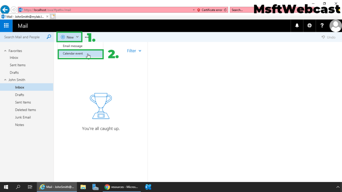 Manage And Book Room Mailbox In Exchange Server 2019