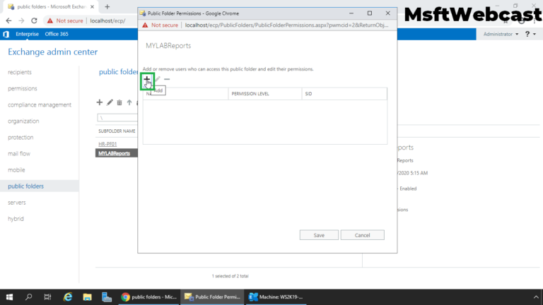 Create A Mail Enabled Public Folder In Exchange 2019