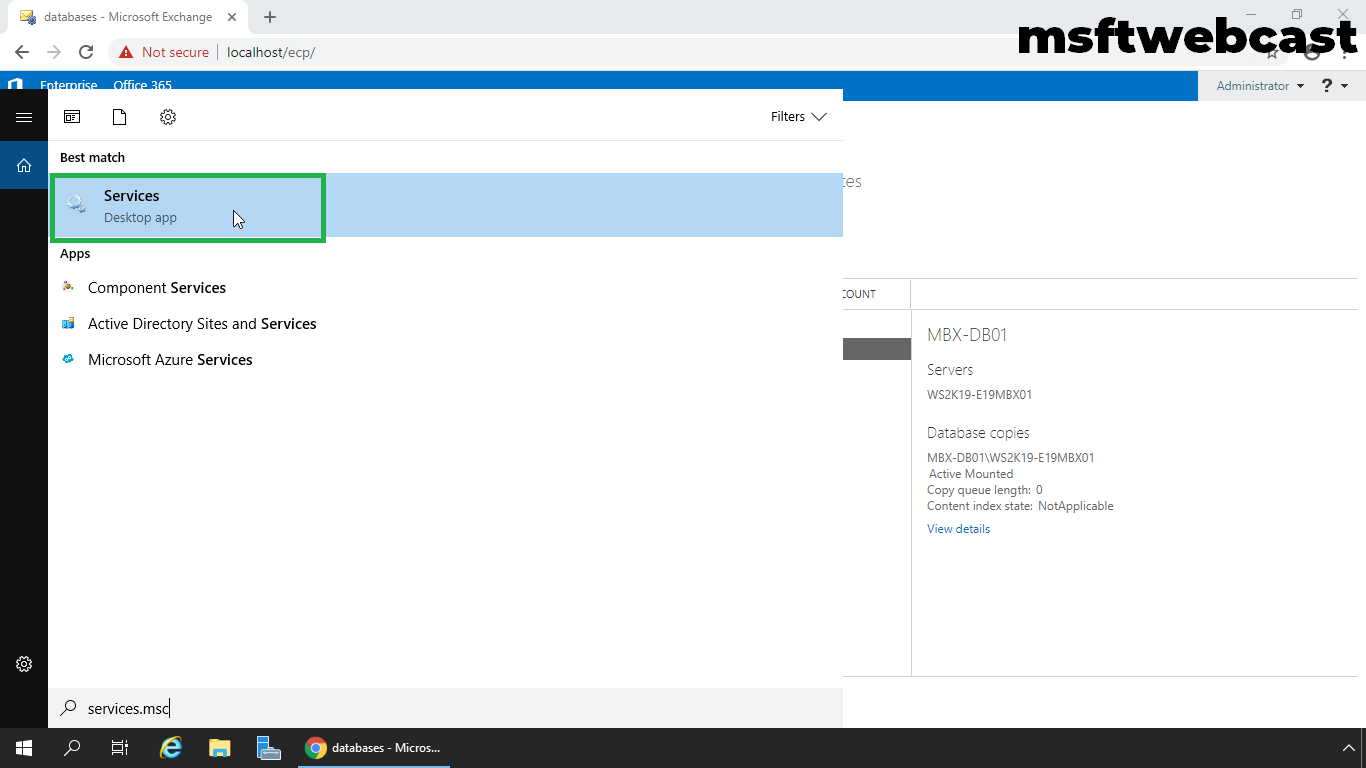 How To Create Mailbox Database In Exchange 2019