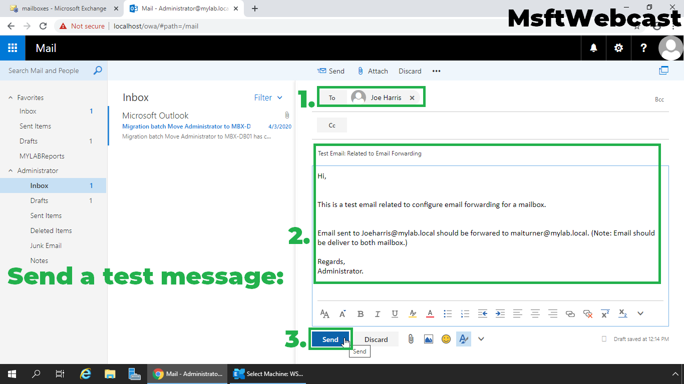 Configure Email Forwarding For A Mailbox Exchange 2019