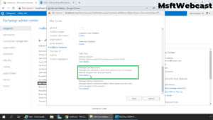 Configure Email Message Size Limits For A Mailbox In Exchange 2019