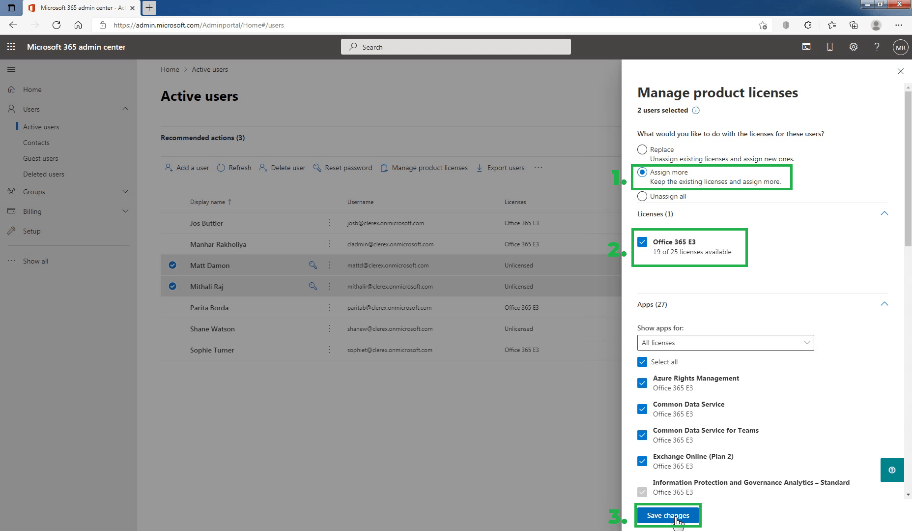 Assign Or Remove License To Microsoft 365 User Account Assign Or Remove License To Microsoft 365 User Account
