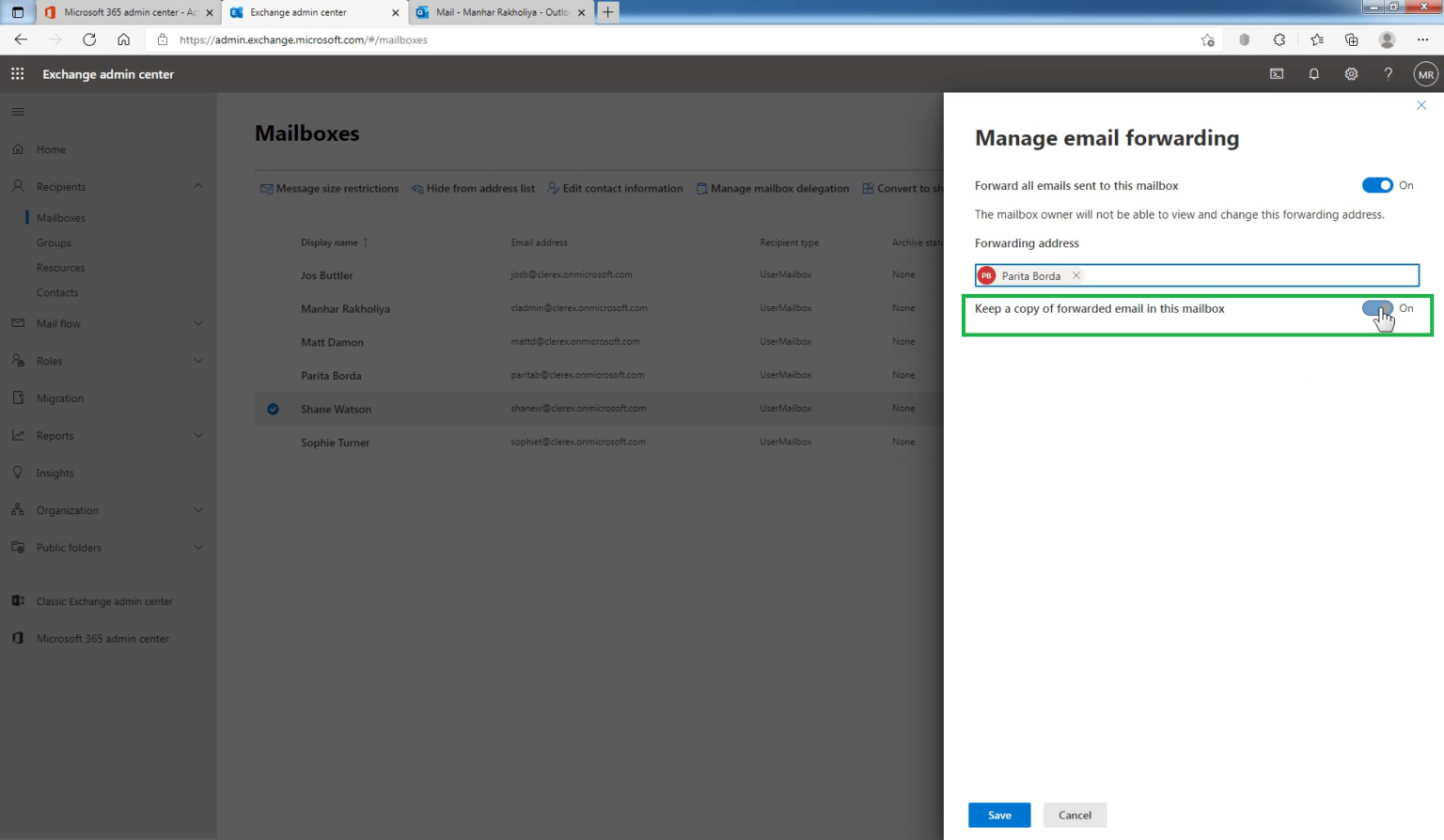 Configure Email Forwarding In Microsoft 365