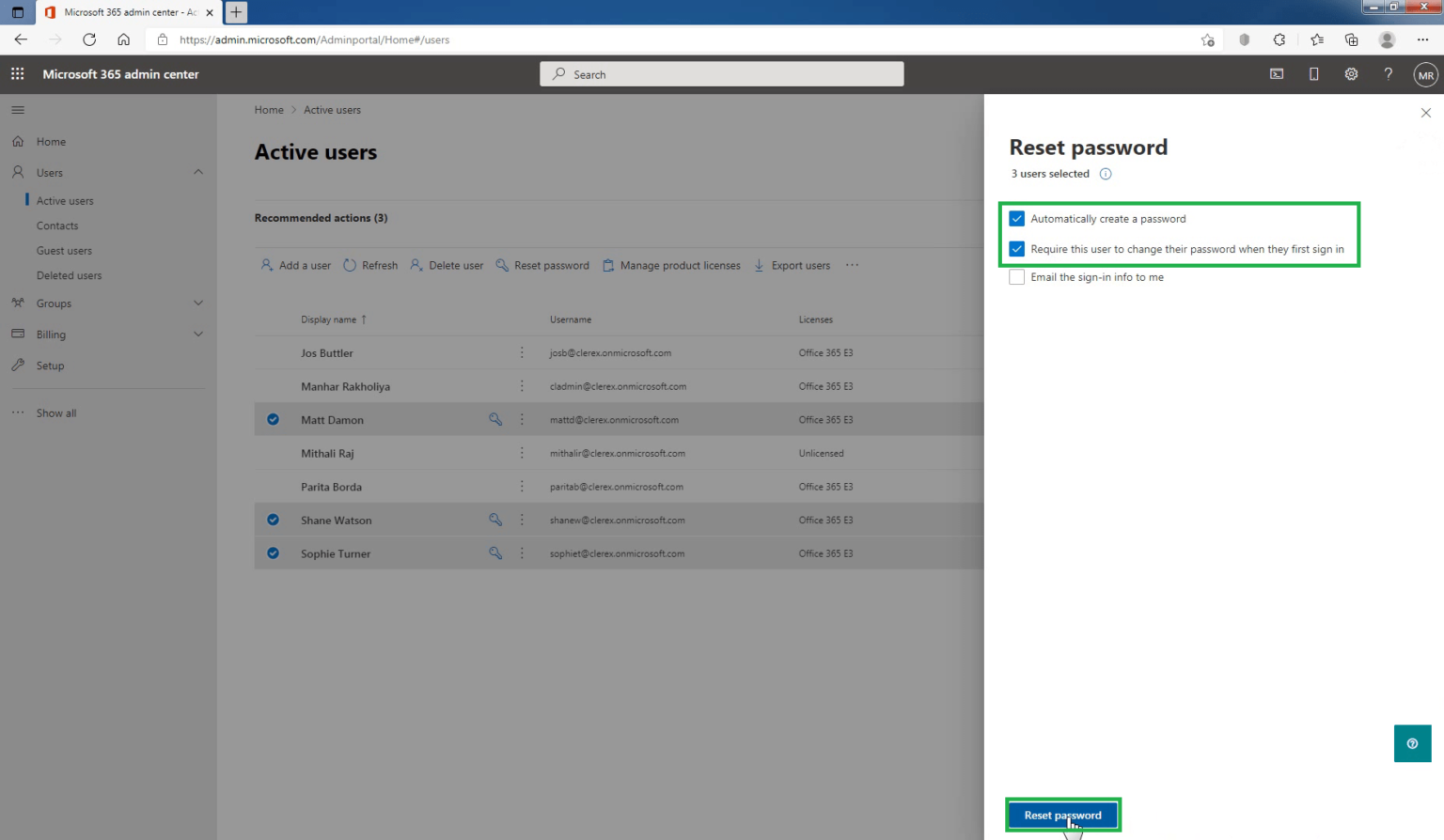 How To Reset A Users Password In Microsoft 365