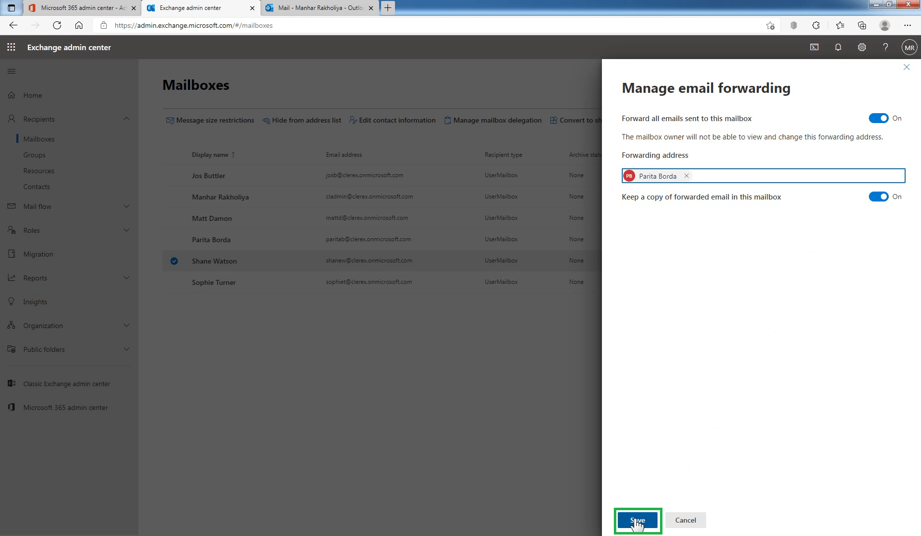 Configure Email Forwarding In Microsoft 365