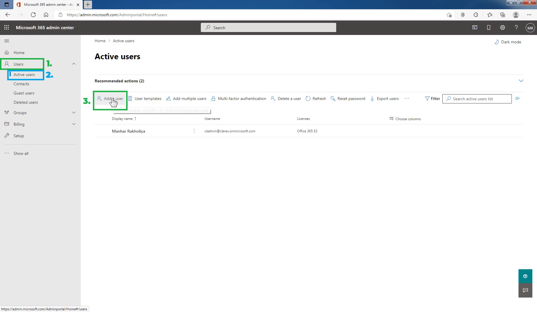 Create A User Mailbox In Exchange Online And Assign A Microsoft 365 ...