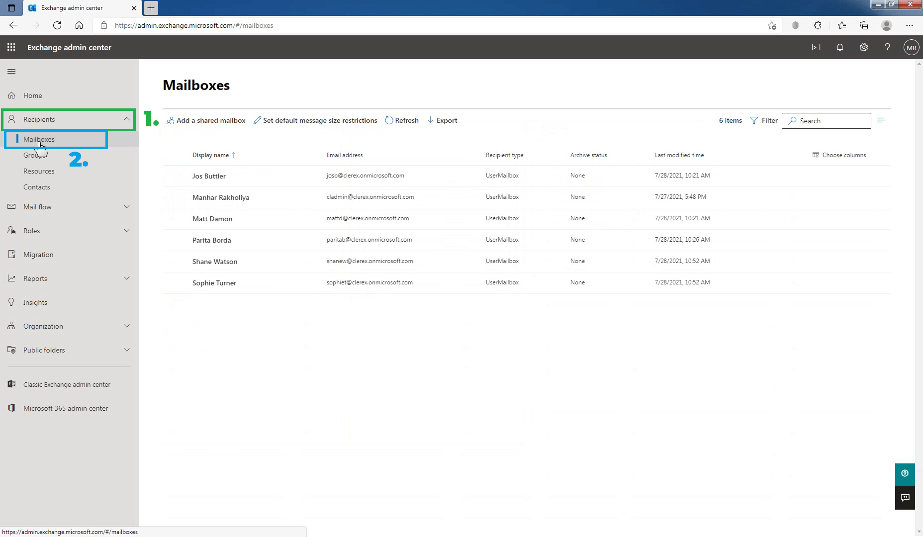 Configure Message Delivery Restrictions For A Mailbox Configure Message Delivery Restrictions For A Mailbox