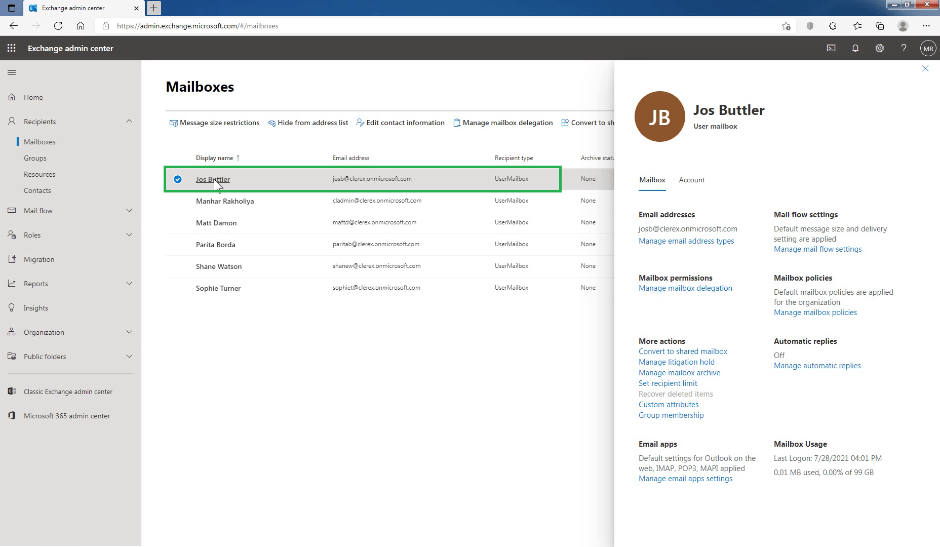 Configure Message Delivery Restrictions For A Mailbox Configure Message Delivery Restrictions For A Mailbox