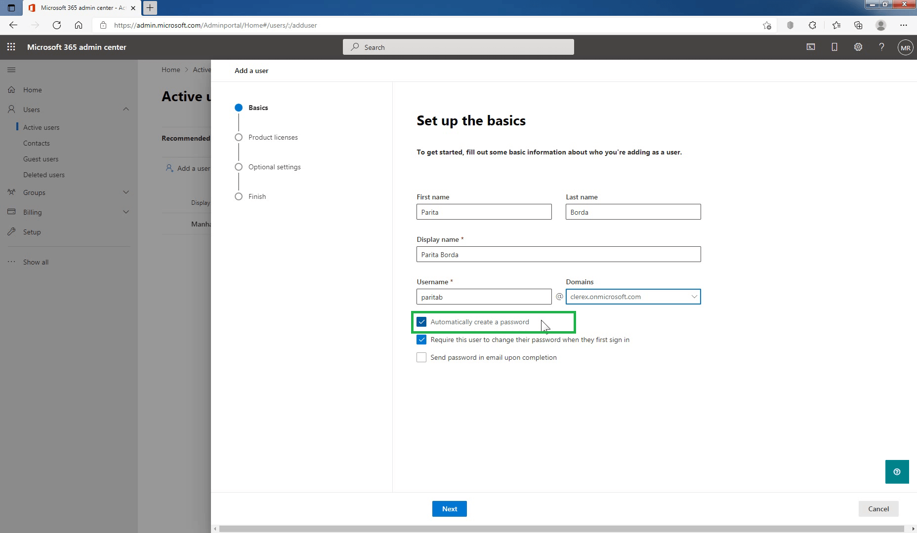 Create A User Mailbox In Exchange Online And Assign A Microsoft 365 ...