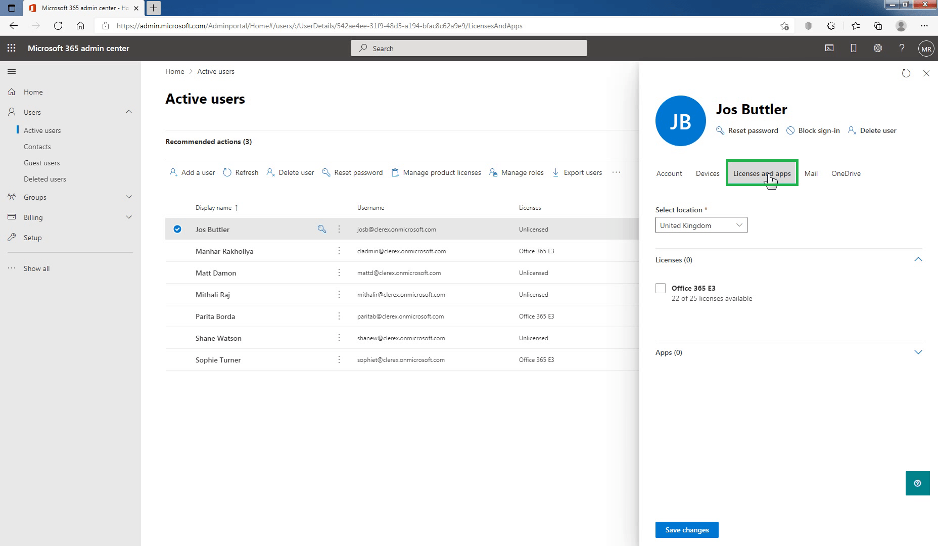 Assign Or Remove License To Microsoft 365 User Account