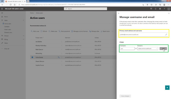 How To Create Email Aliases For Microsoft 365 User