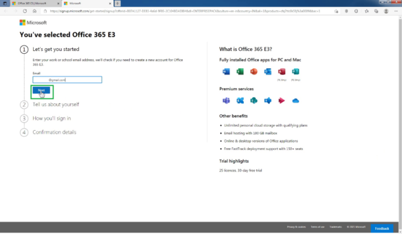 How To Create An Office 365 E3 Trial Subscription