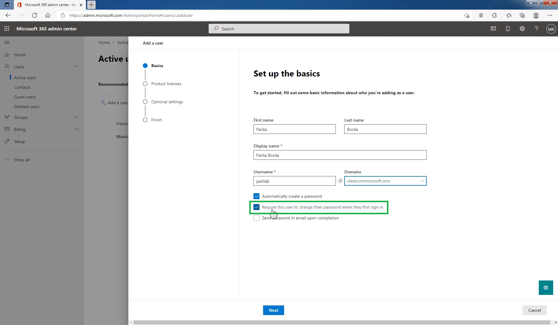 Create A User Mailbox In Exchange Online And Assign A Microsoft 365 ...